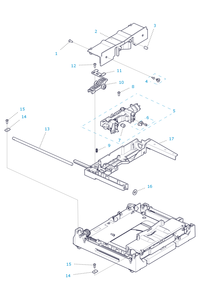 Rear jaw - Tracing table (L11, L12, L13, L14 2.0, L20)